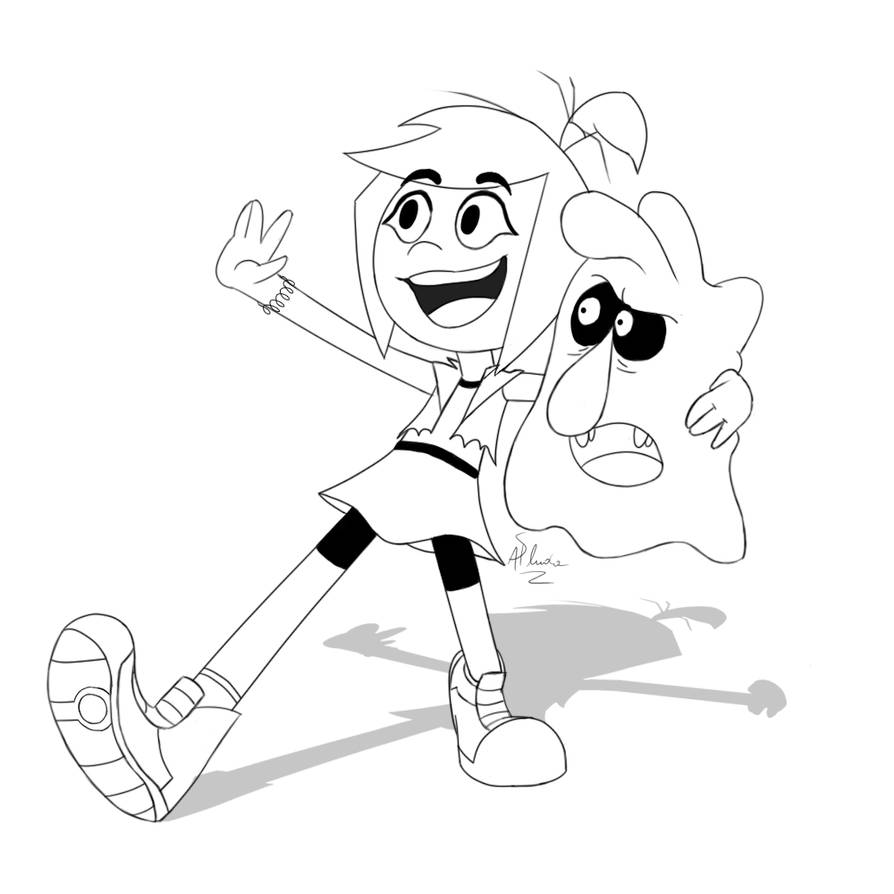 The Ghost And Molly Mcgee Sketch Of This Week By Thebluegamer On Deviantart