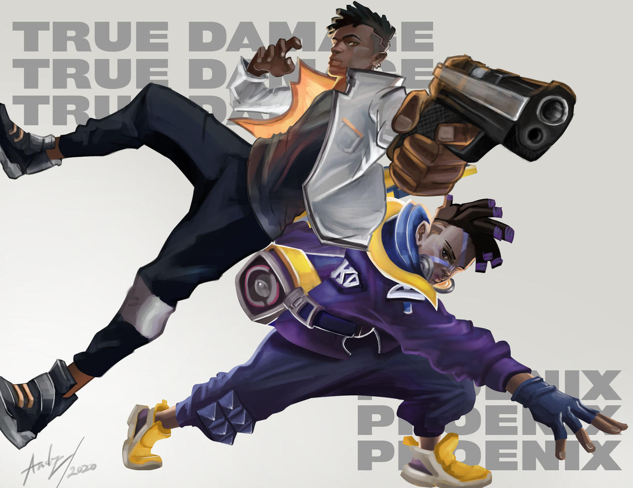 Ekko X Phoenix Fanart By Yulj On Deviantart