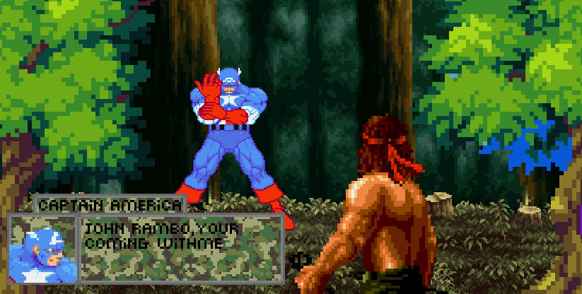 Captain America Vs Rambo By Justadremer On Deviantart
