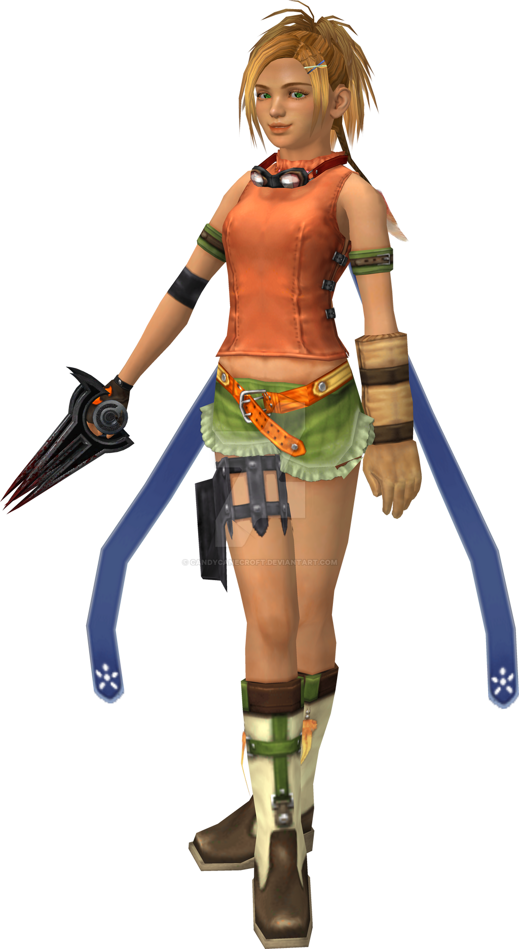 Rikku Ffx By Candycanecroft On Deviantart