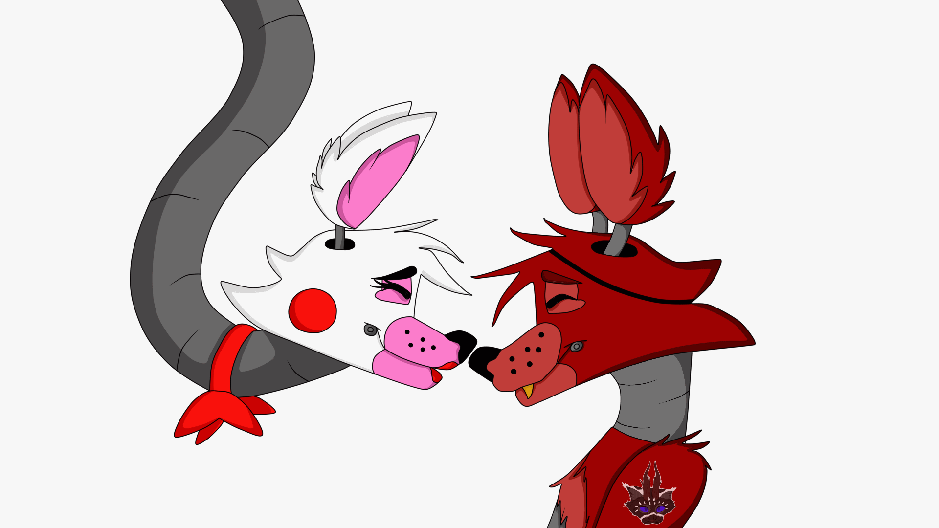 Foxy X Mangle Updated Watermark By Ziranahdreemurr On Deviantart