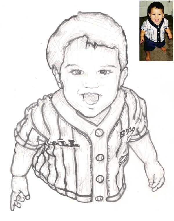 My sketch of my nephew by Sehiya on DeviantArt