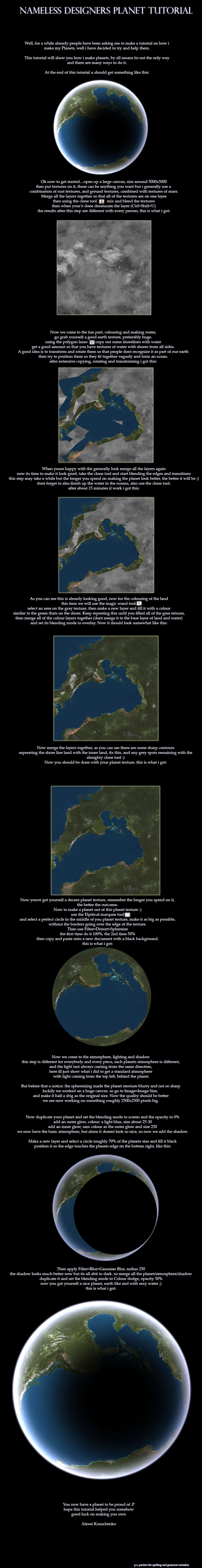 Planet texture tutorial by Nameless-Designer on DeviantArt