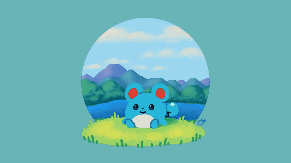 Pokemon Day 2023 Marill Animation By Knitetgantt On Deviantart
