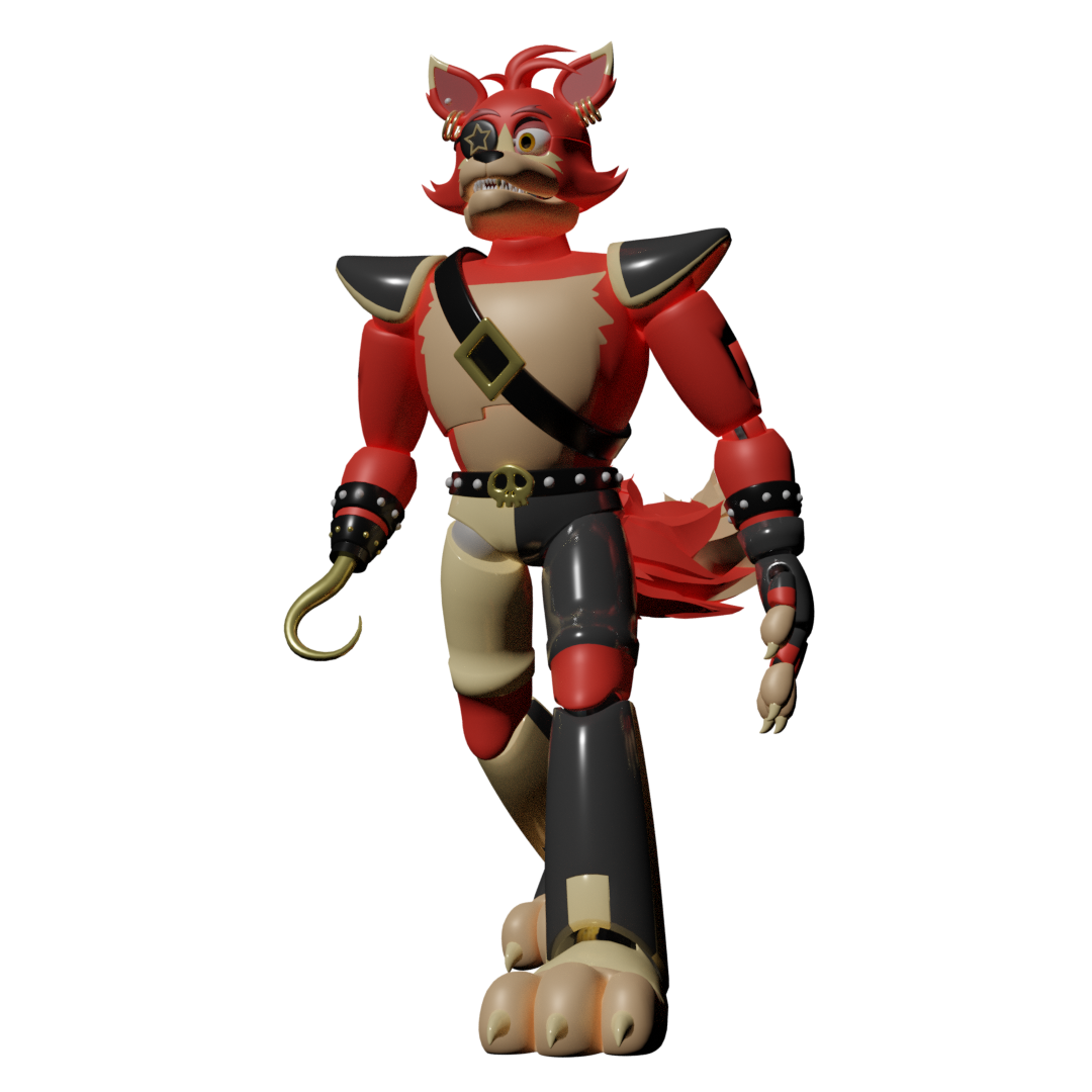 Glamrock Foxy Blender by Moskvitch412IE on DeviantArt Glamrock Foxy Blender by Moskvitch412IE on DeviantArt