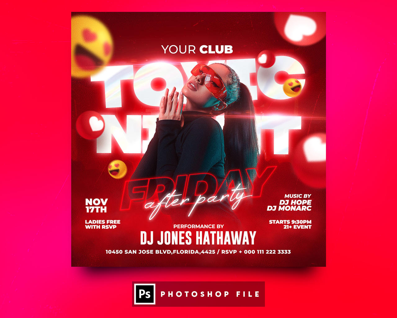 Toxic Night Club Flyer PSD by shubhamshubham on DeviantArt Toxic Night Club Flyer PSD by shubhamshubham on DeviantArt