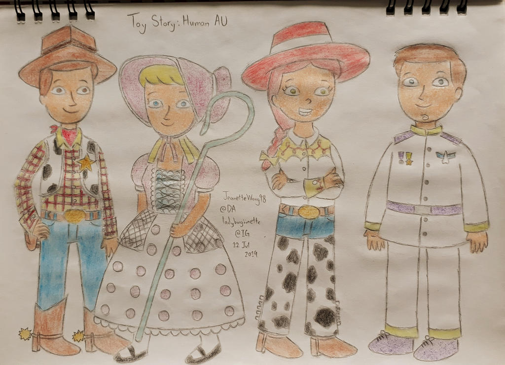 Toy Story Human Au By Jeanettewong98 On Deviantart