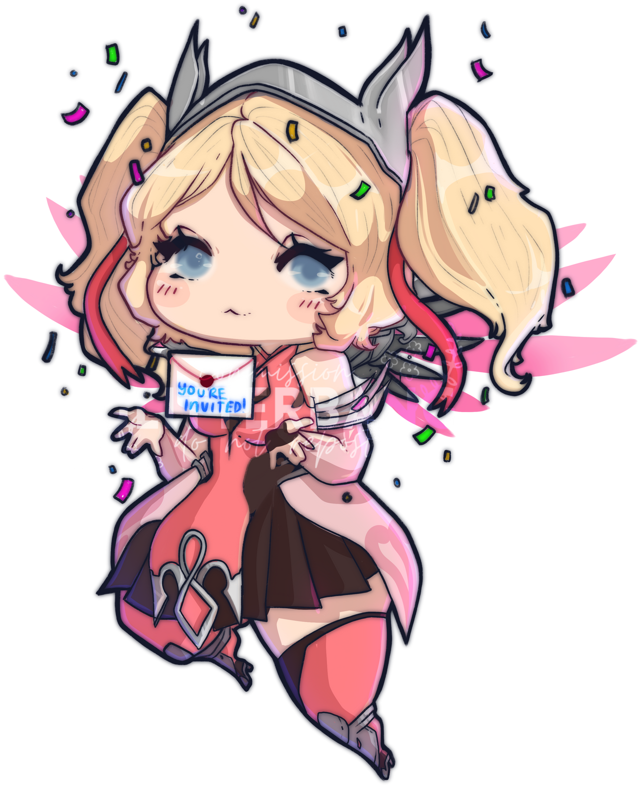 Pink Mercy Commission By Glitterbang On Deviantart