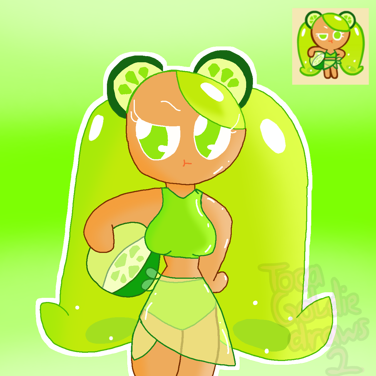 Cookie Run Lime Cookie By Tocagoldiedraws2 On Deviantart