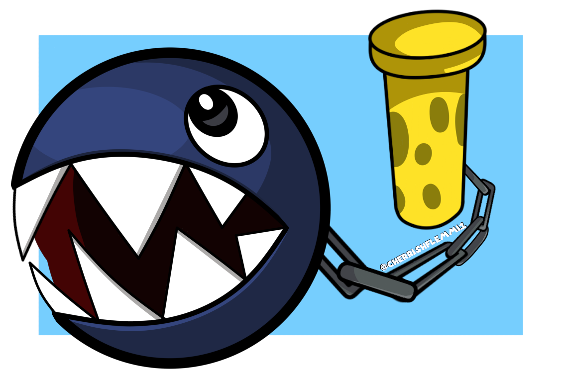 Chain Chomp- Super Mario Bros. 3 by Cherrish1225 on DeviantArt Chain Chomp- Super Mario Bros. 3 by Cherrish1225 on DeviantArt