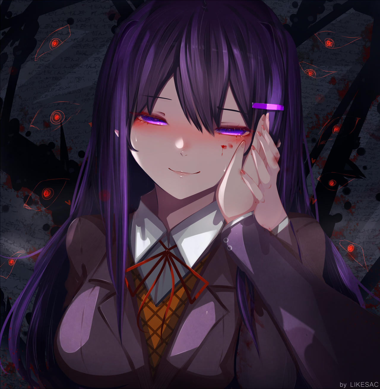 Yuri ~ Ddlc By Likesac On Deviantart