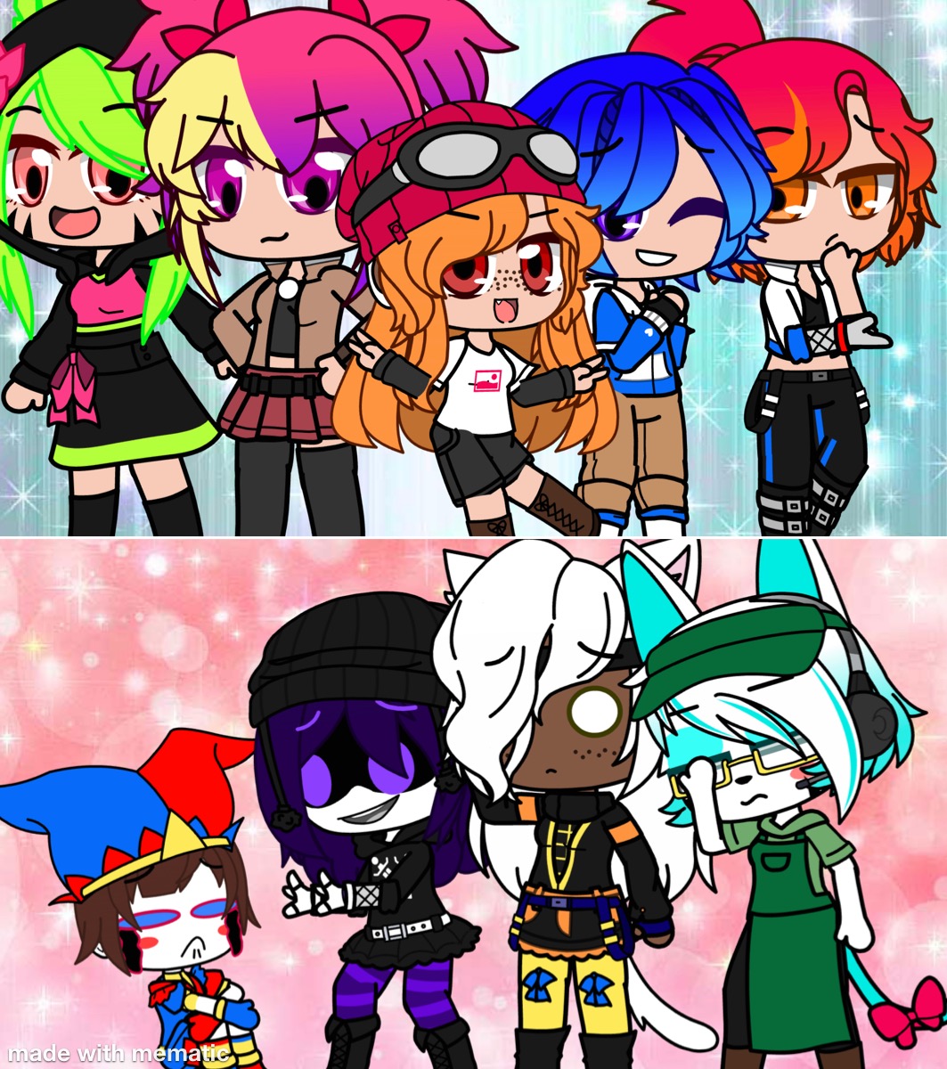 Glitch Gals By Kanohi Zeo On Deviantart