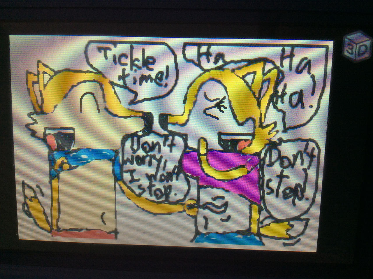 Rosie Gets Her Belly Tickled By George By Smokeythecutebraixen On