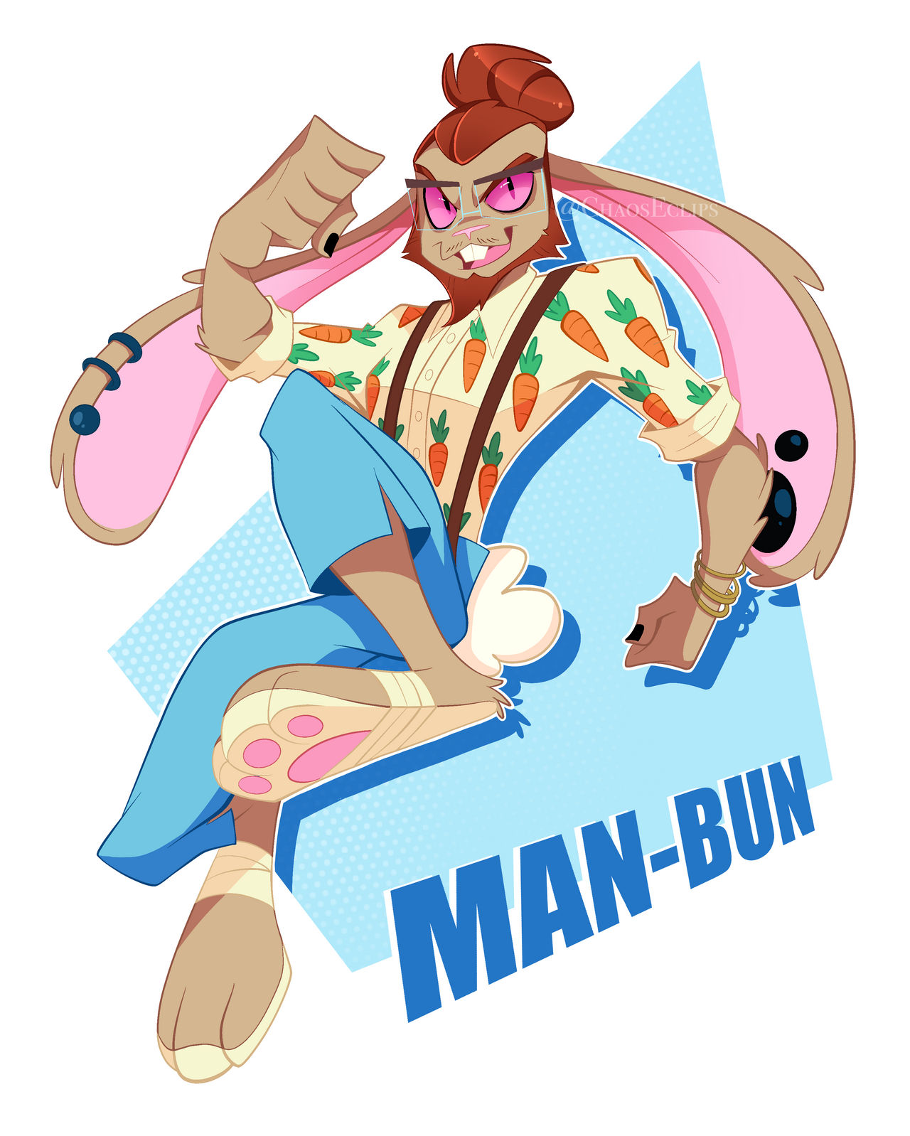 Man Bun By Chaoseclips On Deviantart