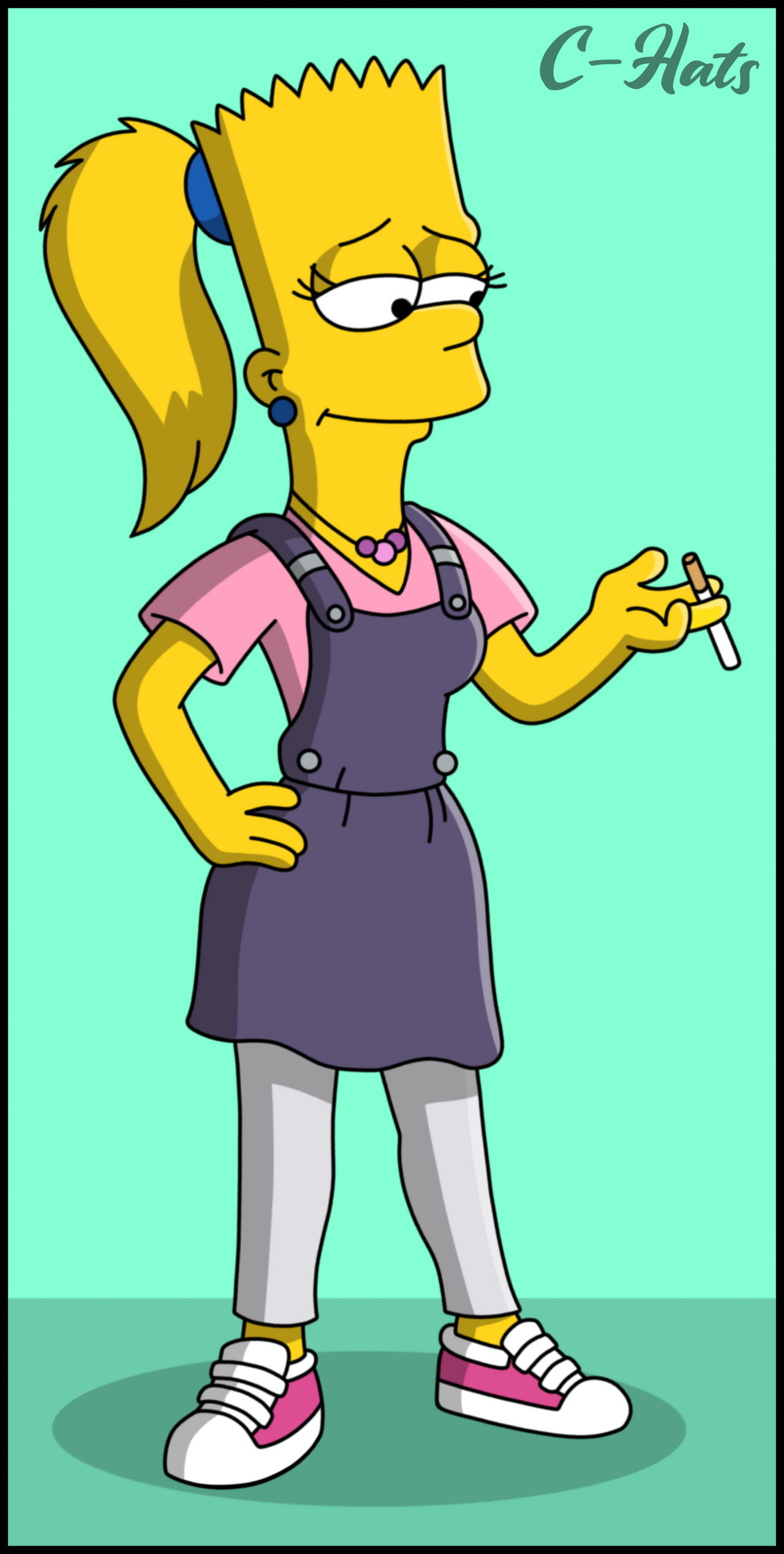Female Bart Simpson Early Teen By C Hats On DeviantArt female-bart-simpson-early-teen-by-c-hats-on-deviantart
