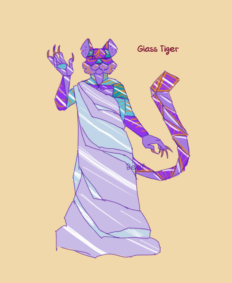 Open Adopt Glass Tiger By Beefstatic On Deviantart
