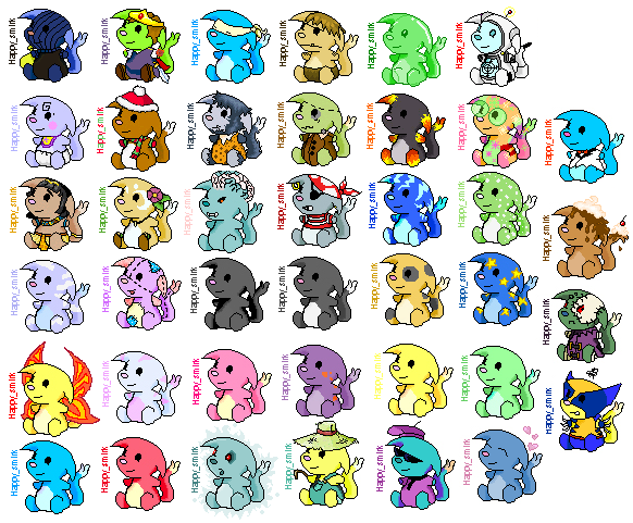 Kacheek adoptables by biggreenbutterfly on DeviantArt