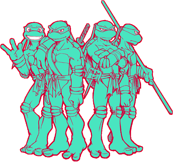 Movie Star TMNT by FREAKfreak on DeviantArt