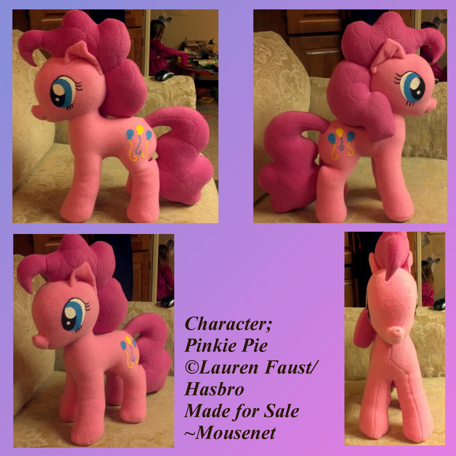 Pinkie Pie Plushie 2 By Mousenet On Deviantart