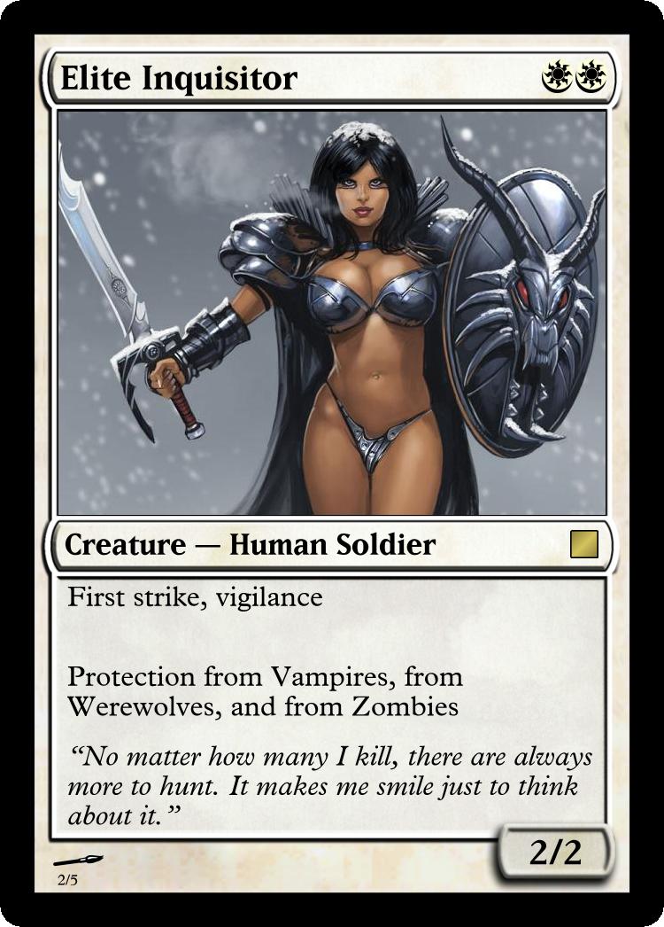 Sexy Mtg Remake Elite Inquisitor By Lanif Angelkiss On Deviantart
