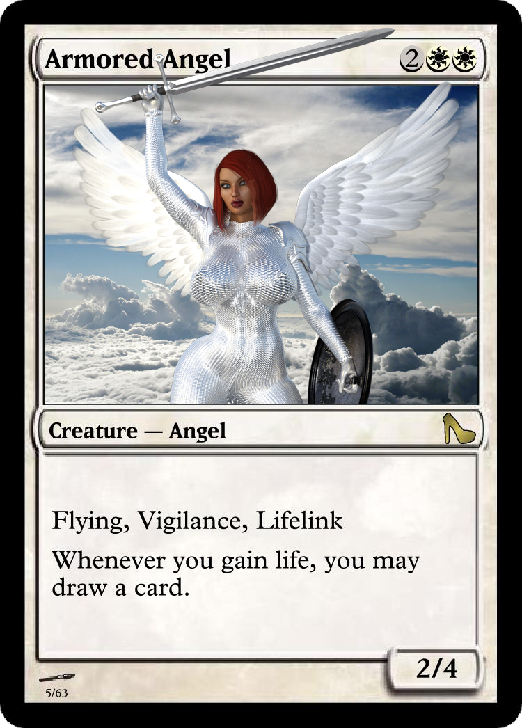 Sexy Mtg Armored Angel By Lanif Angelkiss On Deviantart