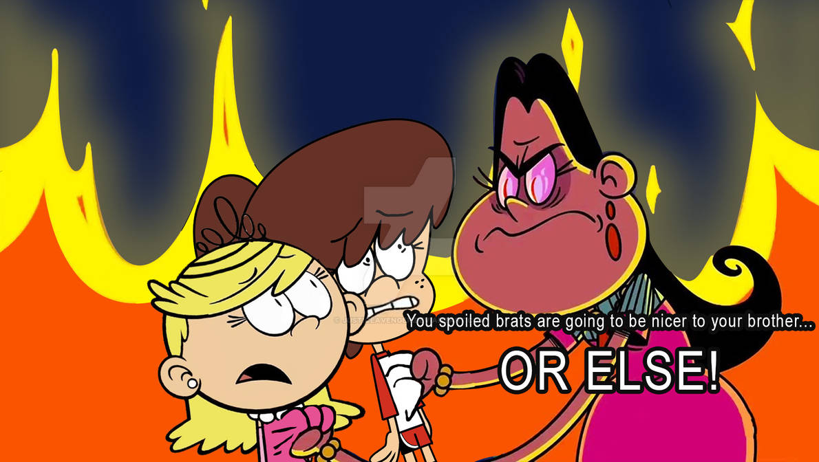 Frida Scares Lola And Lynn By Justiceavenger On Deviantart