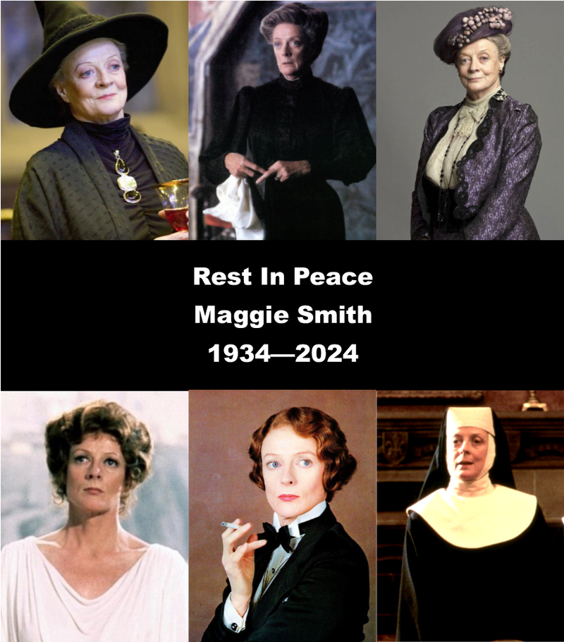 R.I.P. Maggie Smith by Justiceavenger on DeviantArt R.I.P. Maggie Smith by Justiceavenger on DeviantArt