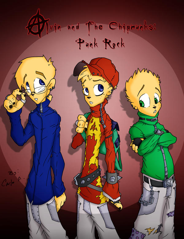Alvin and the chipmunks punk by GB2 on DeviantArt