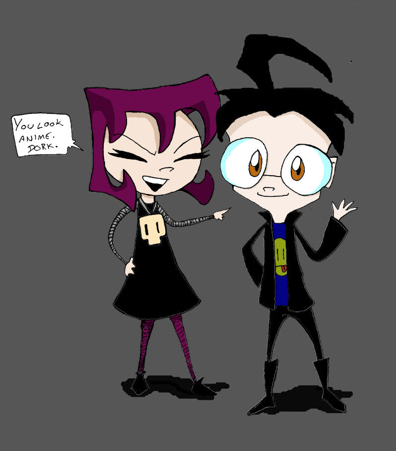 Invader Zim Gaz And Dib By Shazkitten On Deviantart