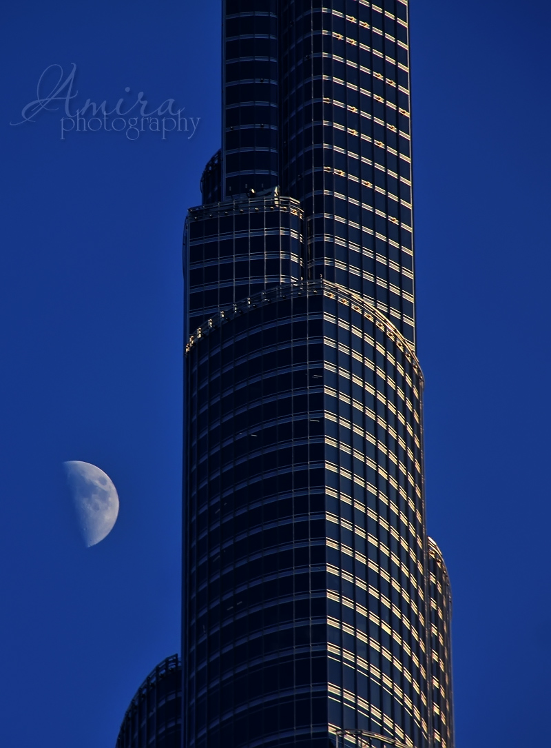 Burj Khalifa and Moon 4 by amirajuli on DeviantArt Burj Khalifa and Moon 4 by amirajuli on DeviantArt