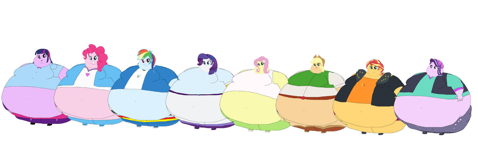 Fat Mlp Eqg By Thegothengine On Deviantart