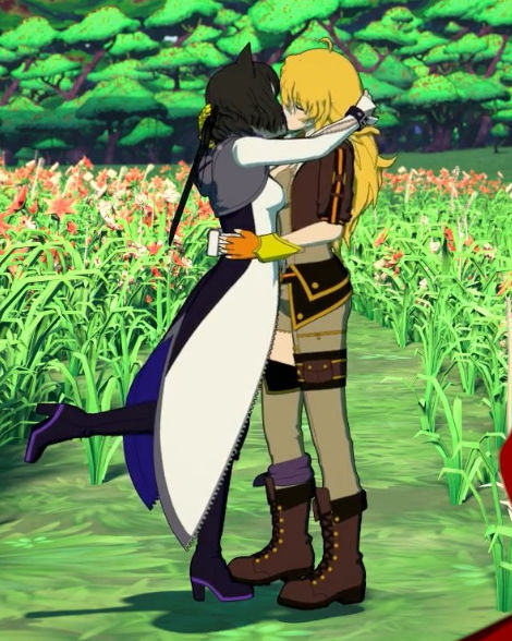 Yang And Blakes First Kiss By Rvnn On Deviantart