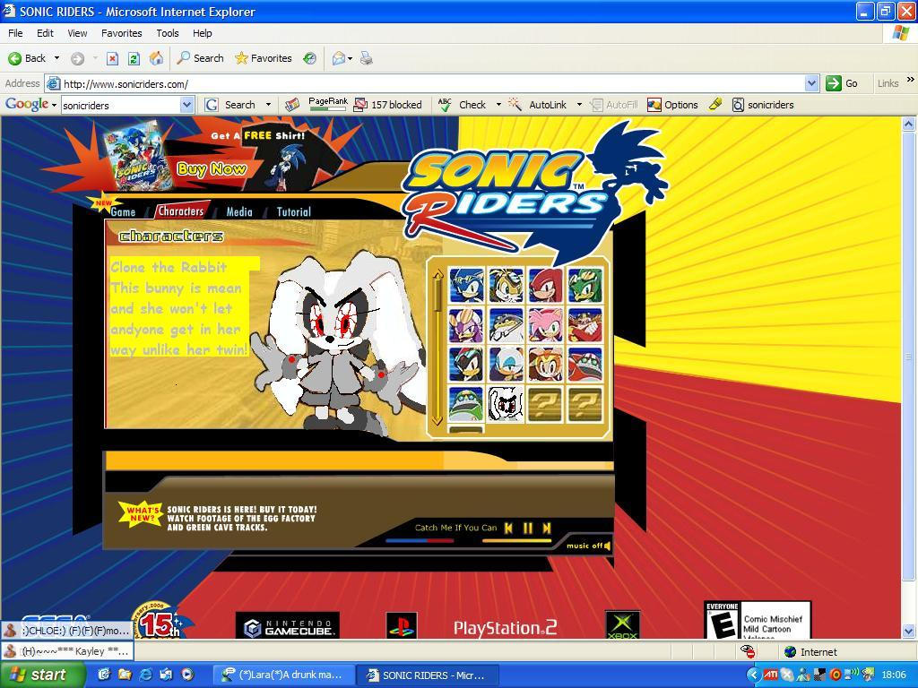 clone in sonic riders by Clonetherabbit on DeviantArt