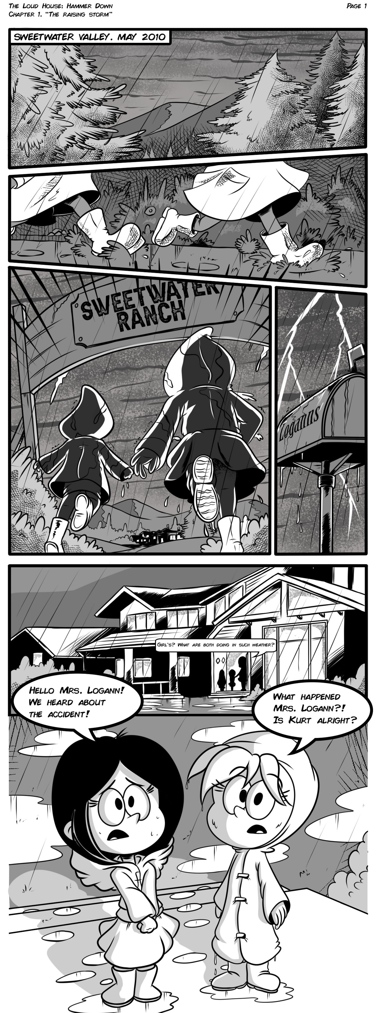 The Loud House Hammer Down Page 1 By Ruhisu On Deviantart
