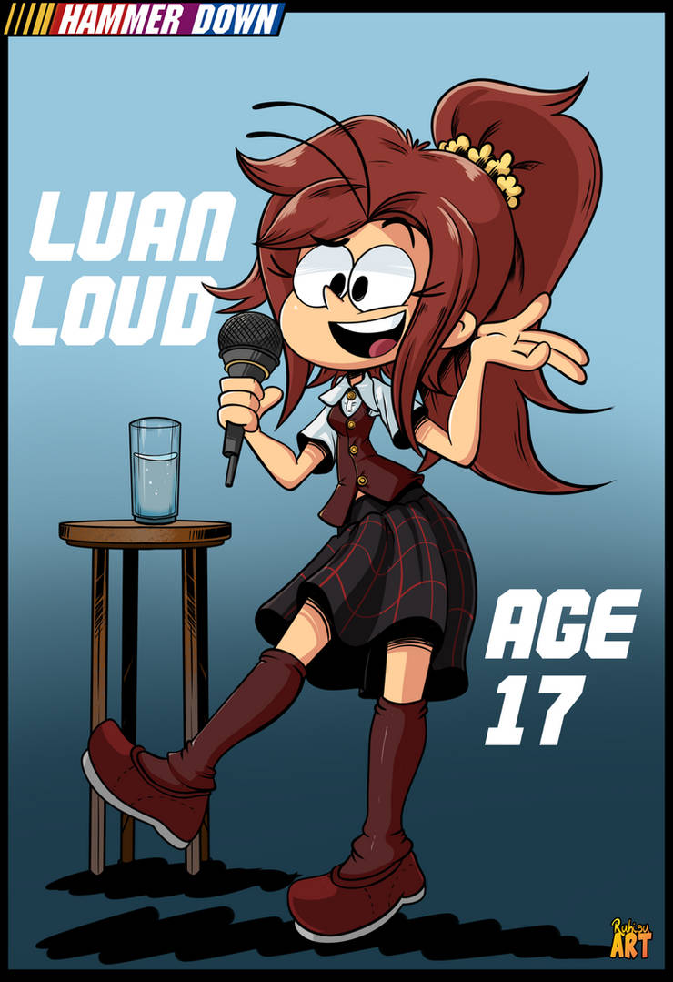 Hammer Down Luan Loud 20 By Ruhisu On Deviantart