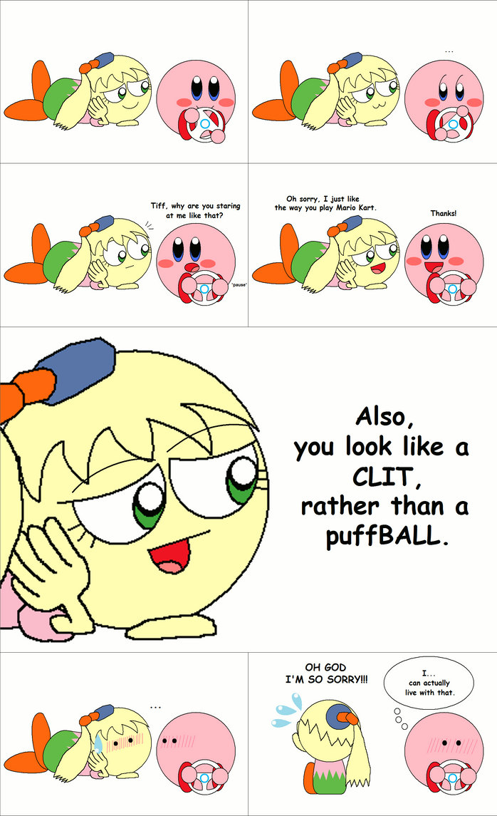 Tiff Flirts With Kirby By Lowbudgetlenny On Deviantart