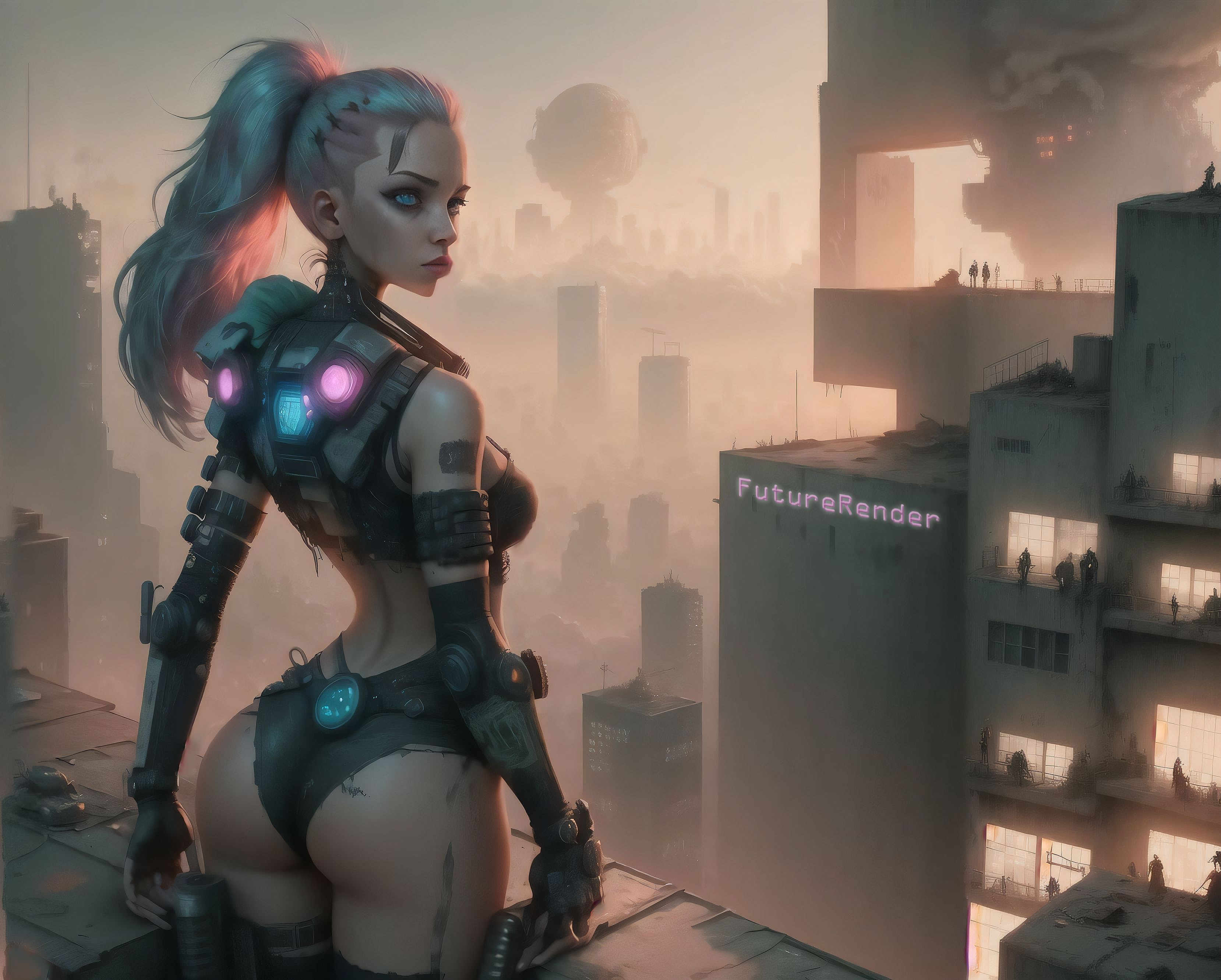 Post-Apocalypse Rooftop Bae by FutureRender on DeviantArt Post-Apocalypse Rooftop Bae by FutureRender on DeviantArt