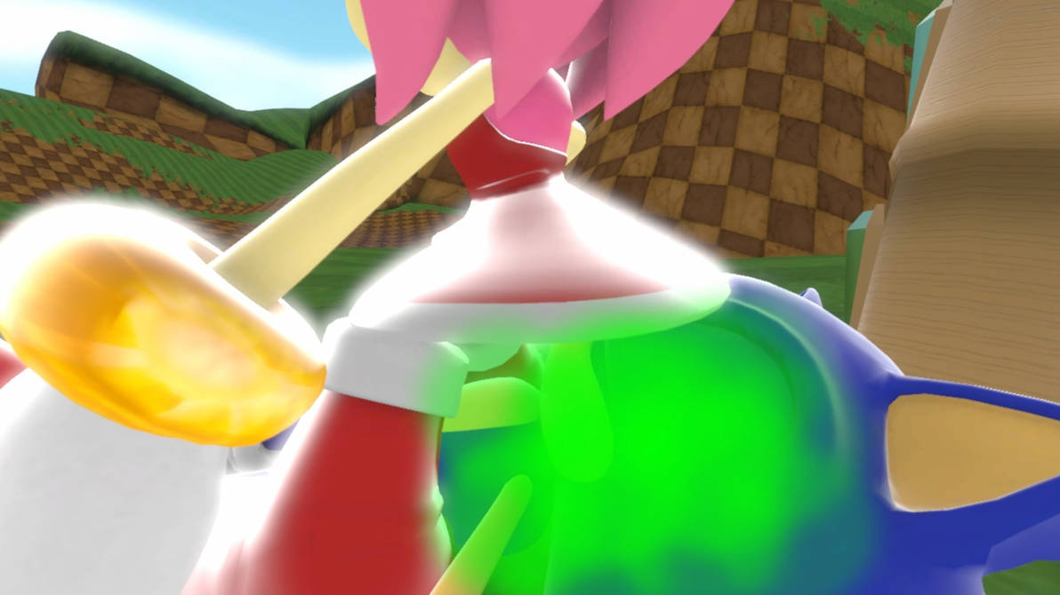 Amy Rose Farting On Sonic