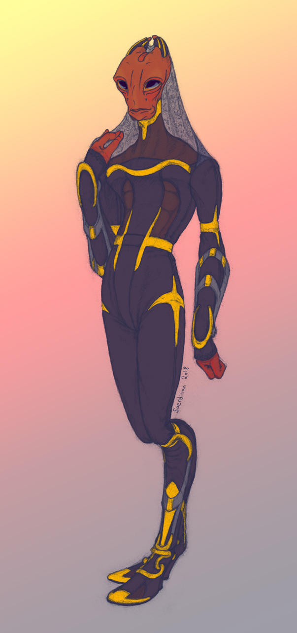Mass Effect Salarian Fine Outfit By Soerdinan On Deviantart