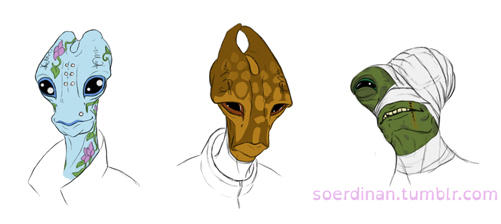 Mass Effect Salarian Brothers Portraits By Soerdinan On Deviantart