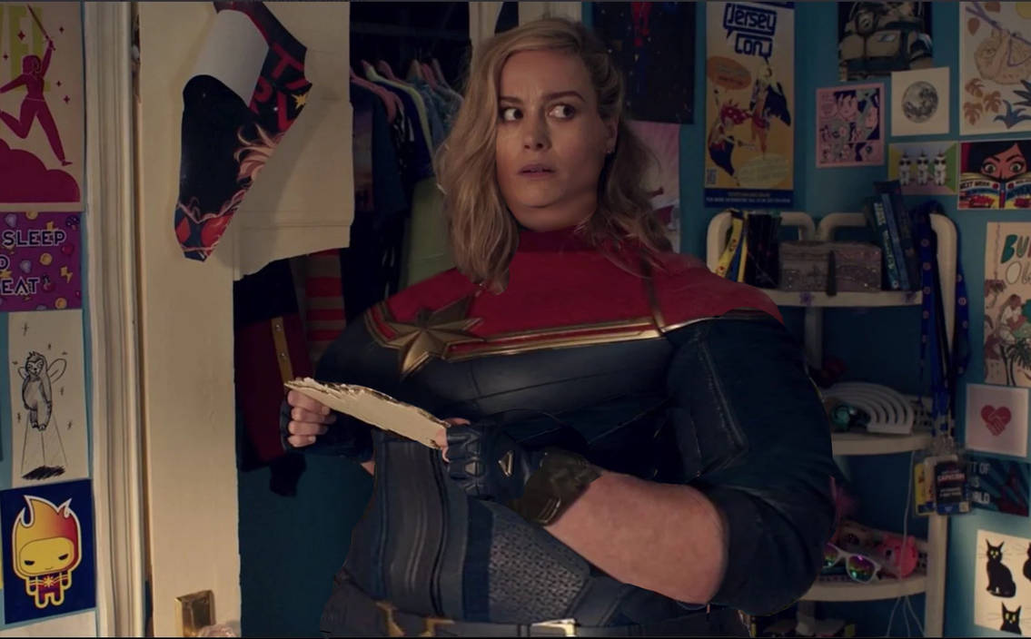 Brie Larson As Captain Marvel By Misterl0gic On Deviantart