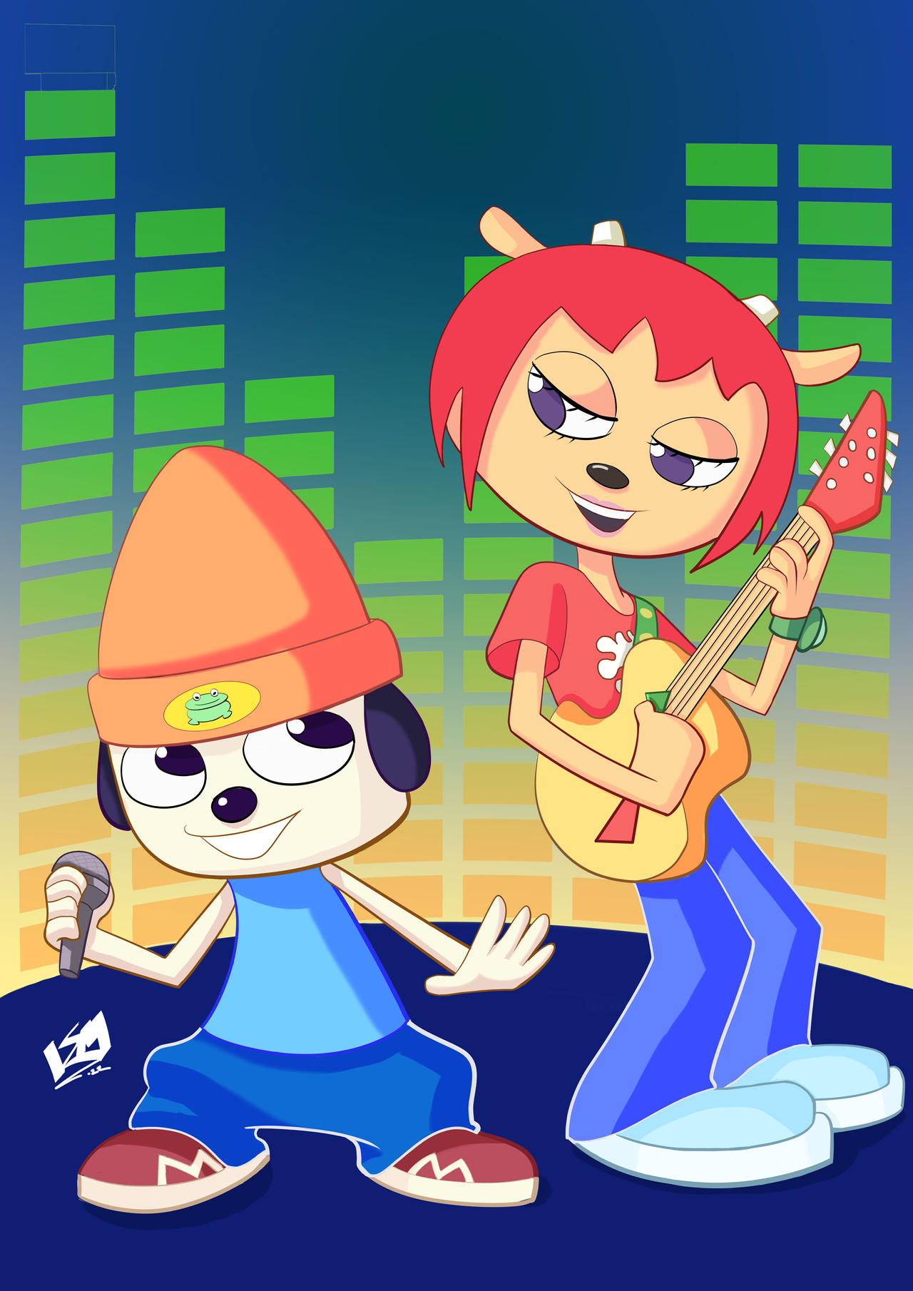 Jammin with PaRappa and Lammy! by LSheaM on DeviantArt Jammin with PaRappa and Lammy! by LSheaM on DeviantArt
