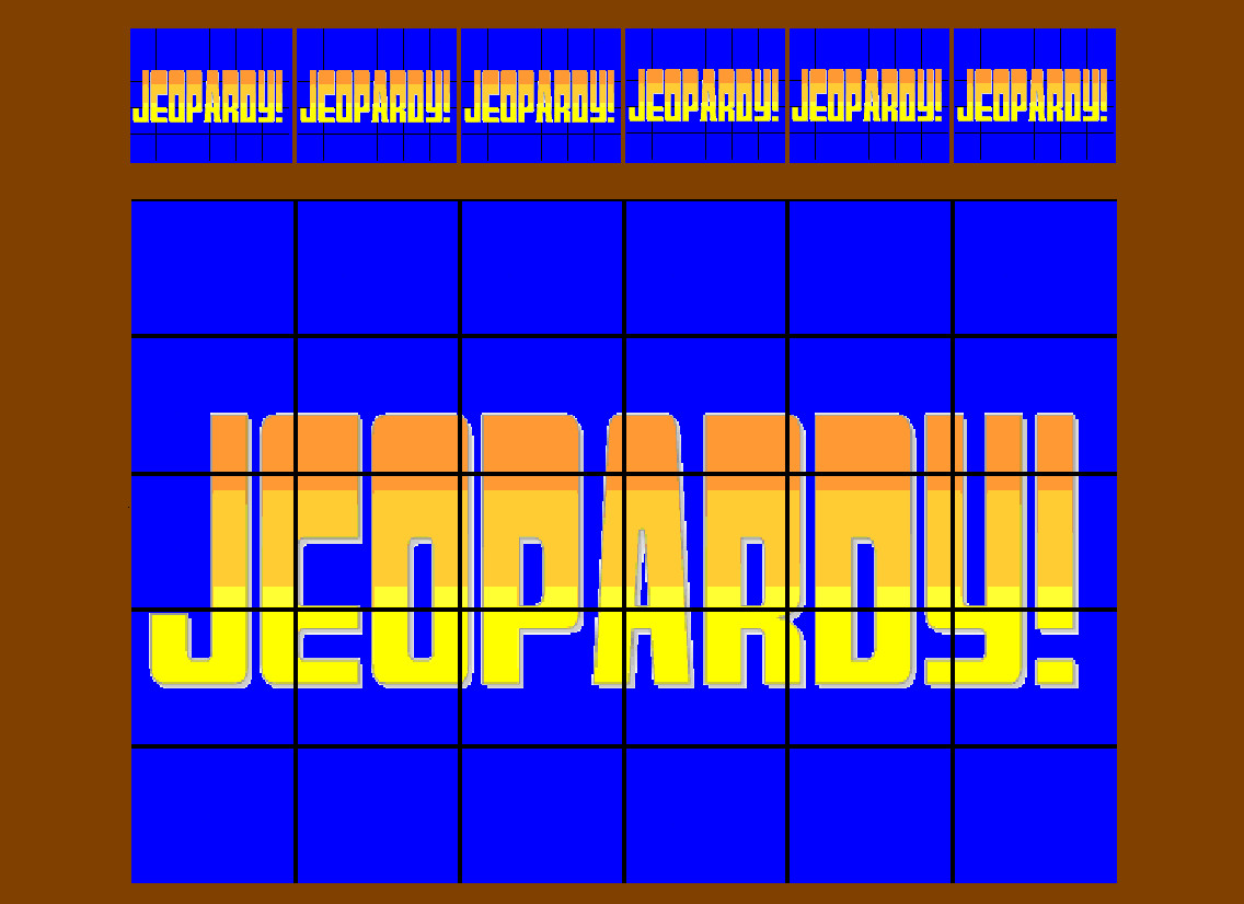 Jeopardy board--opening by BKA-Chief on DeviantArt