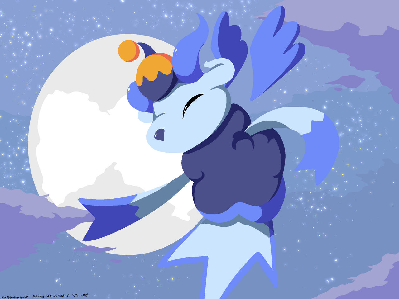 Lil Sheep In A Starry Sky~ By Sleepysealion On Deviantart