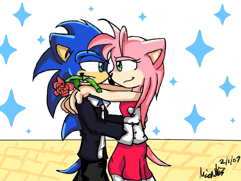 Sonamy dance by mmishee on DeviantArt