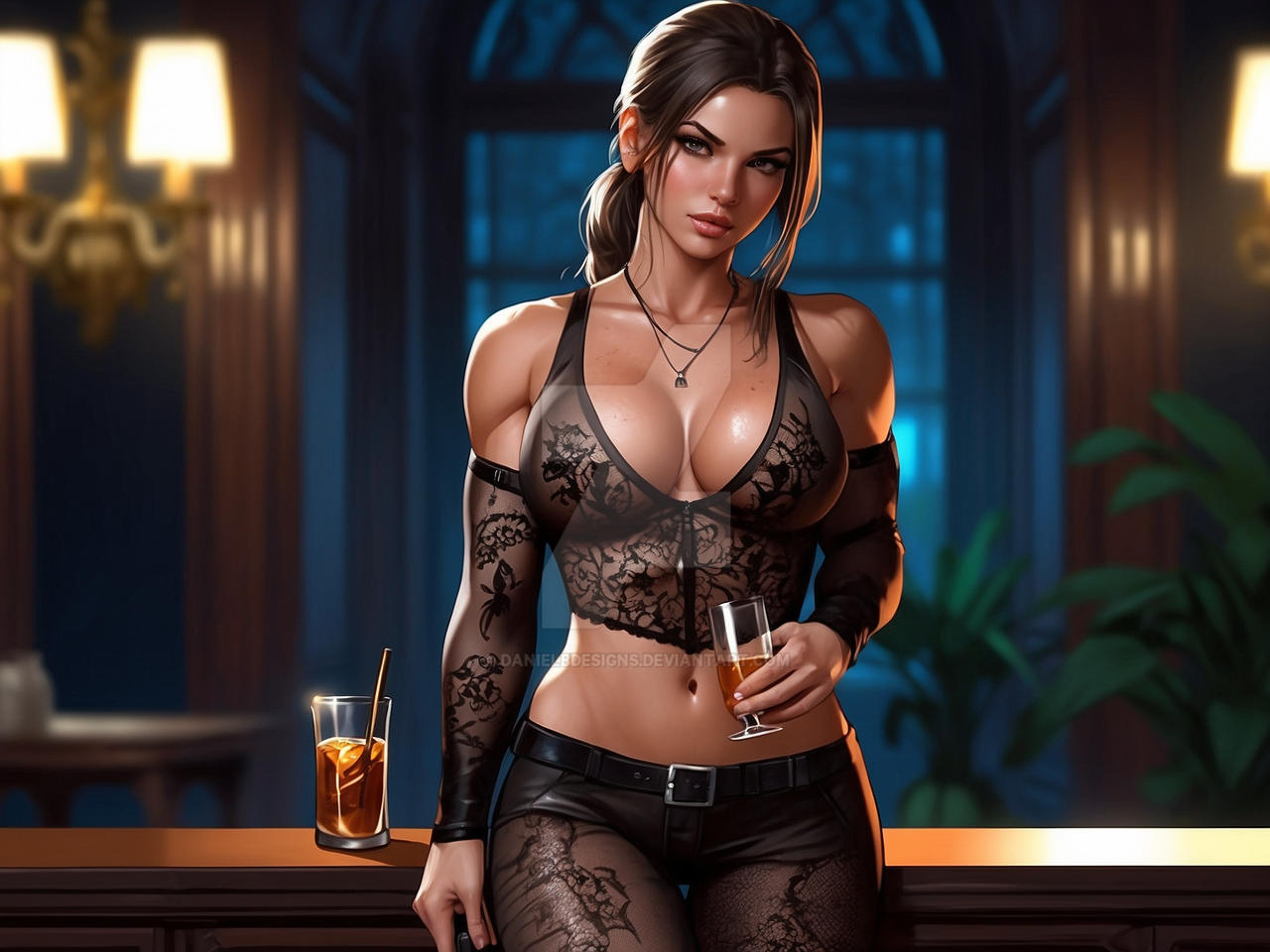 Adventurous drink - Breathtaking Lara Croft by DanielBDesigns on DeviantArt Adventurous drink - Breathtaking Lara Croft by DanielBDesigns on DeviantArt