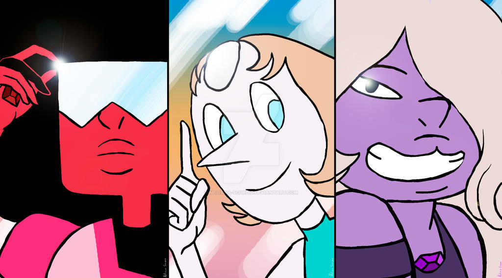 Garnet Pearl Amethyst Steven Universe By Melissia Scorpio On Deviantart