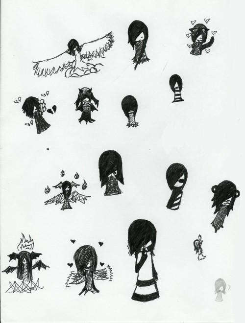 Emo Chibis by ImagineXxXDream on DeviantArt