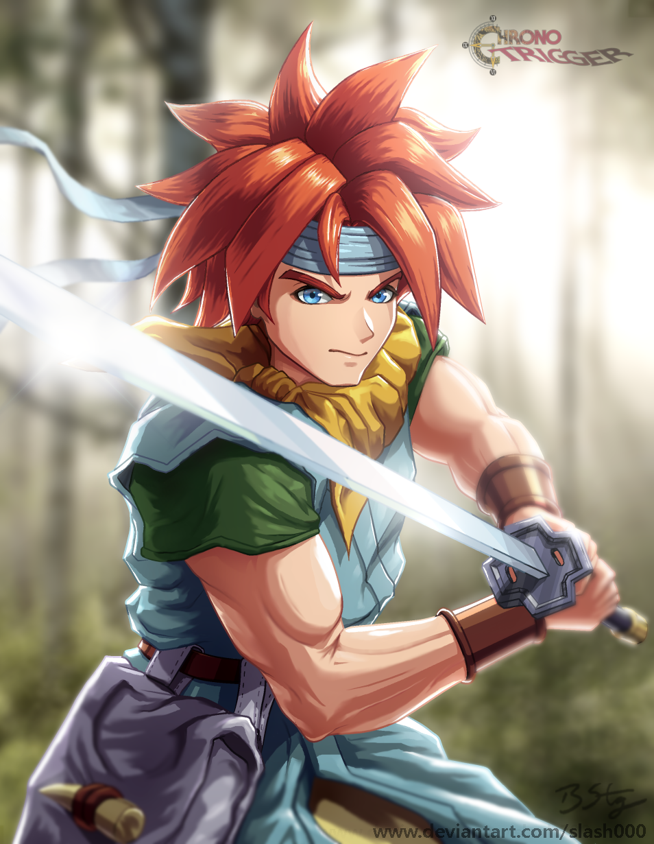 Chrono Aka Crono From Chrono Trigger Fan Art By Slash000 On Deviantart