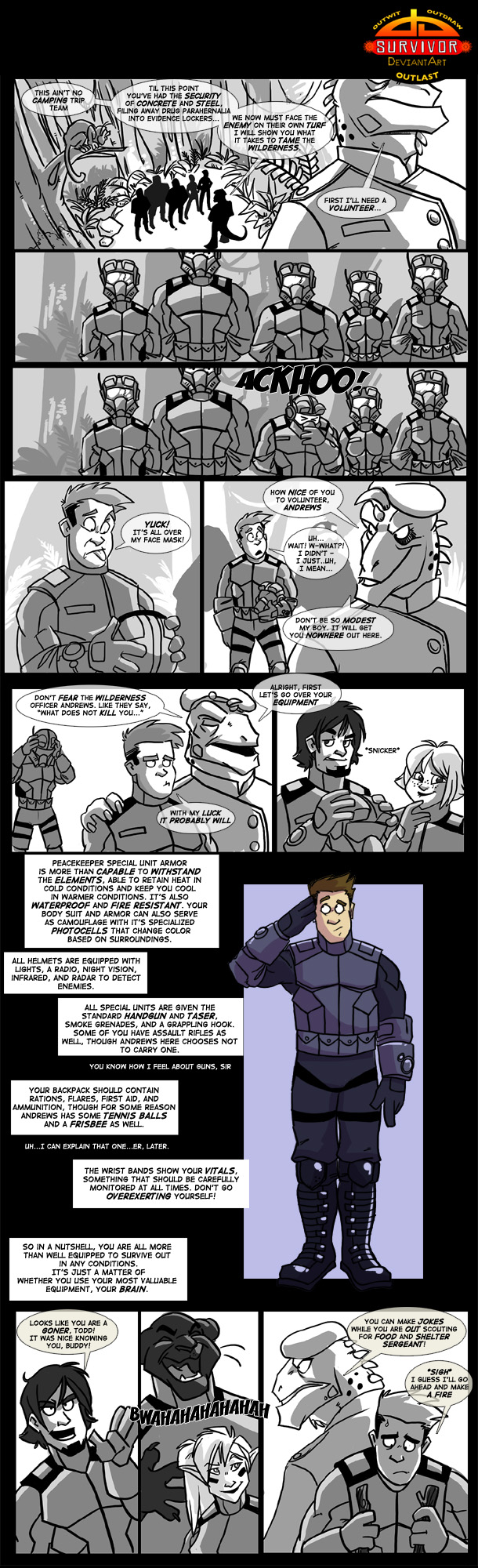 Survivor: DA Audition by Kilo-Monster on DeviantArt